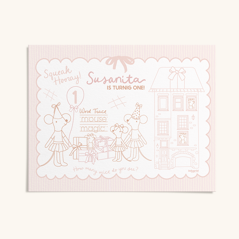 Little Mouse - Party Bundle – Ink and Grid